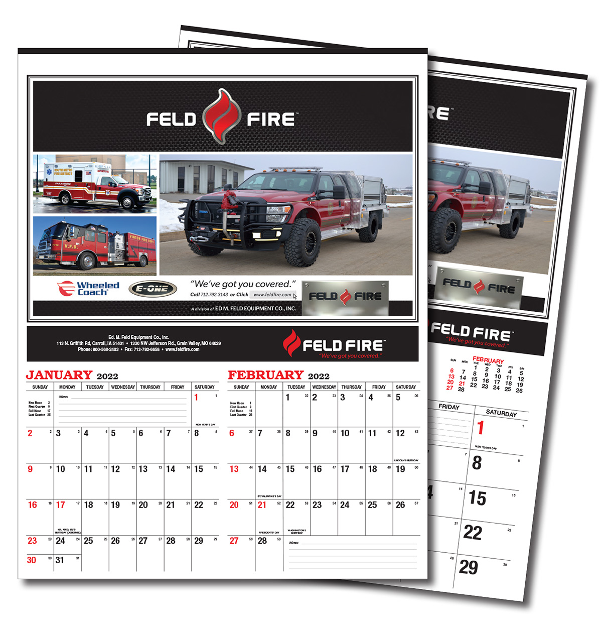 Metal Tin Top Calendars | Branded Wall Hanging Calendars | Calendar Company