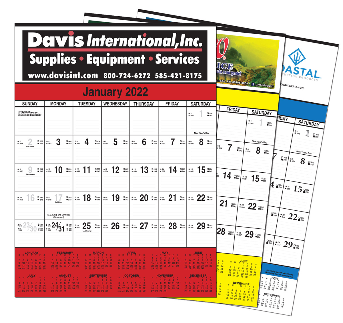 Metal Tin Top Calendars | Branded Wall Hanging Calendars | Calendar Company