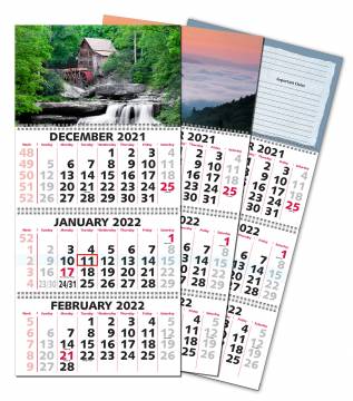 Custom 3 & 4 Month Calendars for Business Advertising