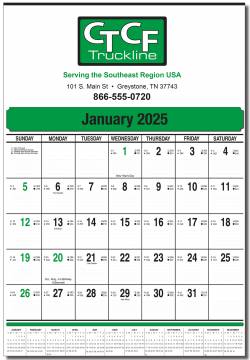 Contractor Calendars & Construction Scheduling Calendars