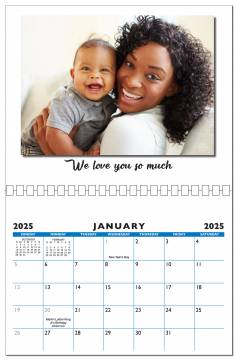 Personalized Wall Calendars & Custom Family Birthday Calendars