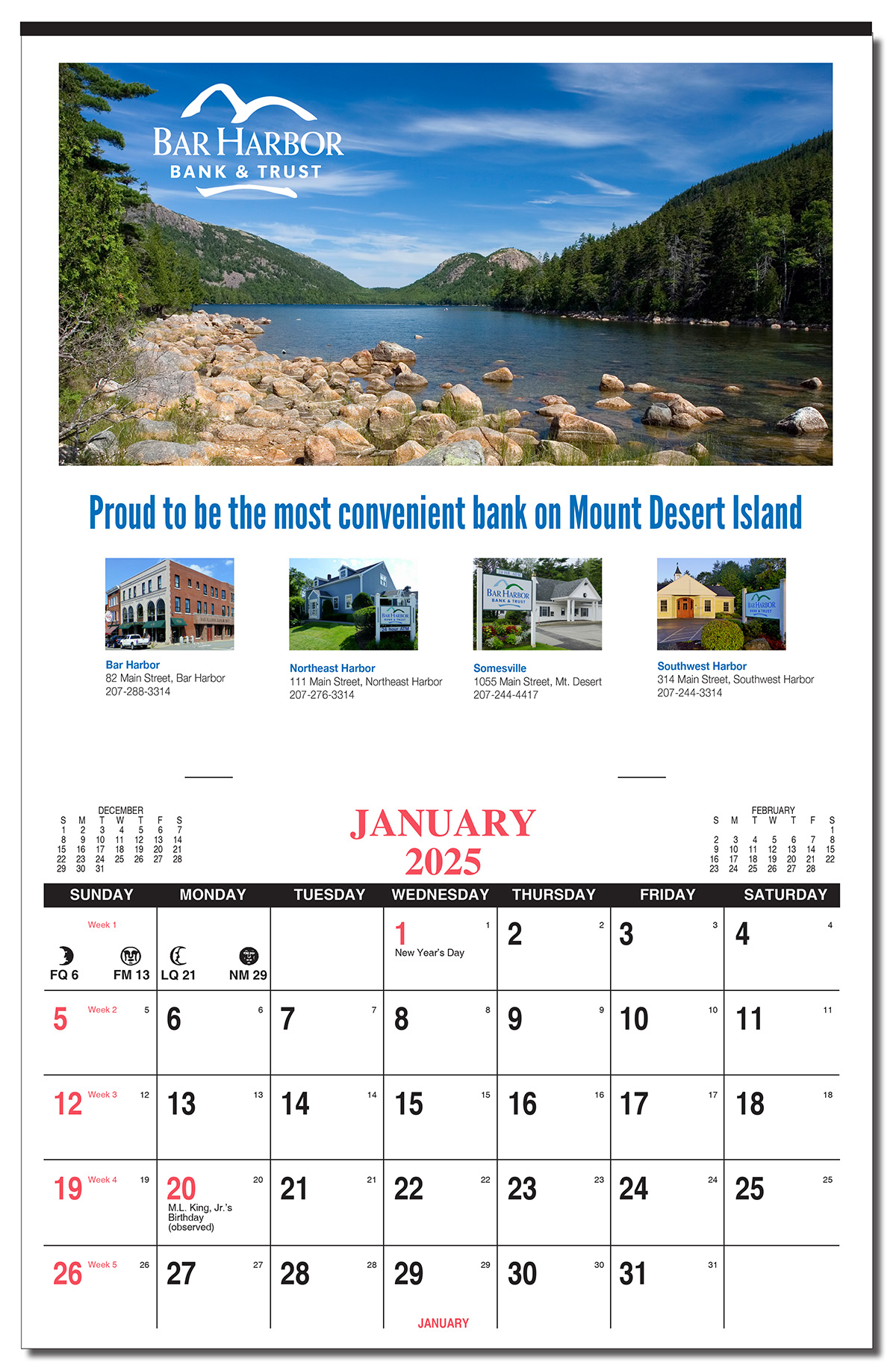 Custom Full Color One Picture Calendar: Calendar Company