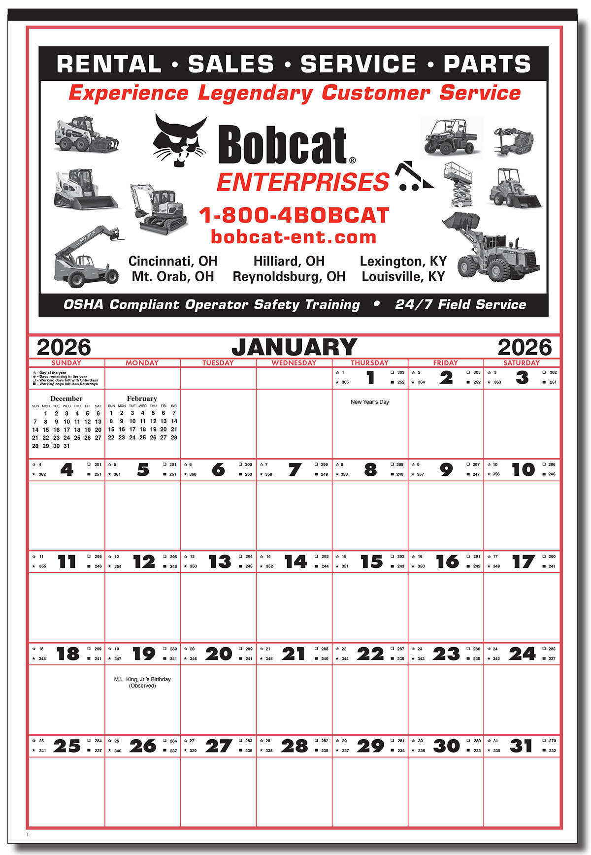 Memo Calendar: Buy Mid-Sized Memo Calendars from Calendar Company