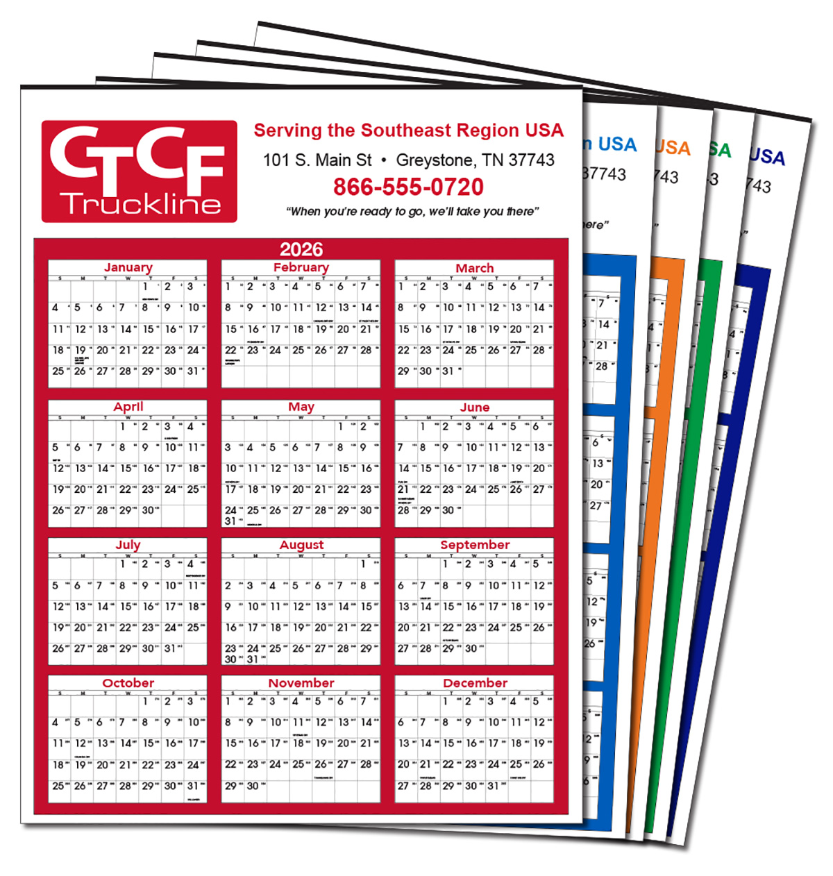 Year-At-A-Glance Poster Calendar | Promo Wall Calendars | Calendar Company