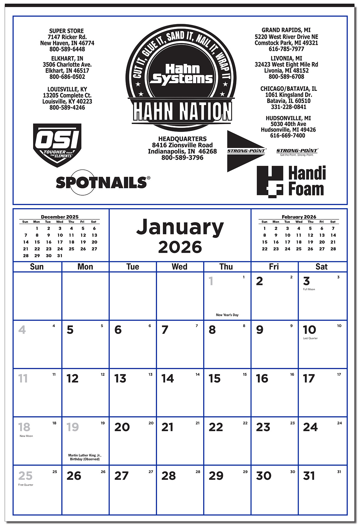 Economy Commercial Calendar: Calendar Company