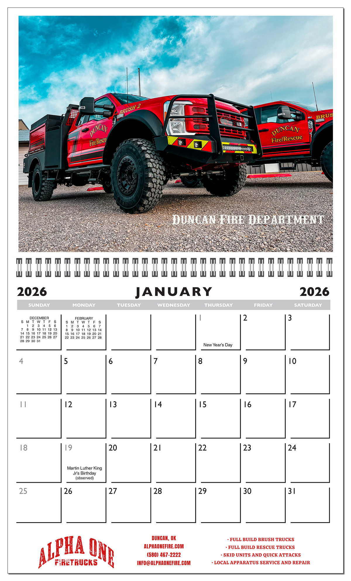 Custom Calendars in Bulk | Wire-Bound Photo Calendars | Calendar Company