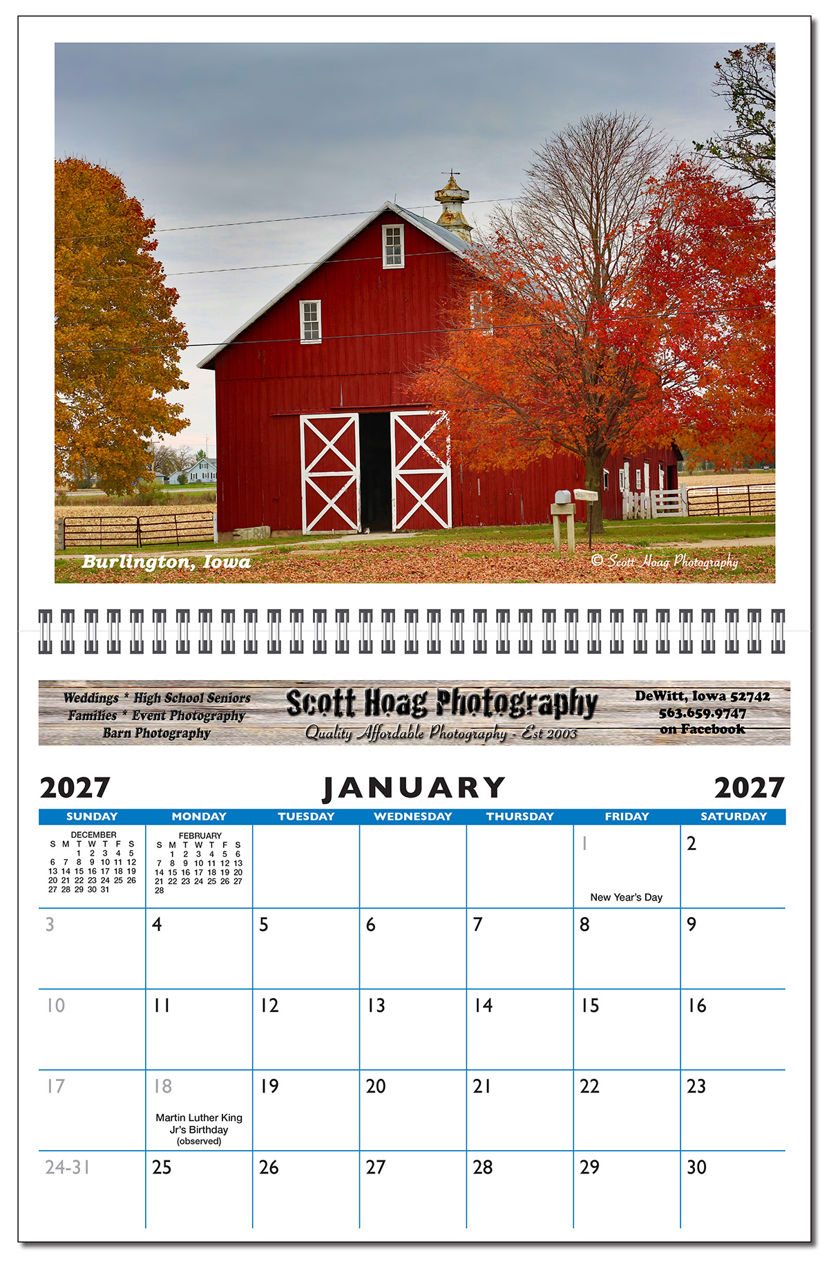 Personalized 13 Photo Calendar | Deluxe Picture Calendars | Calendar ...