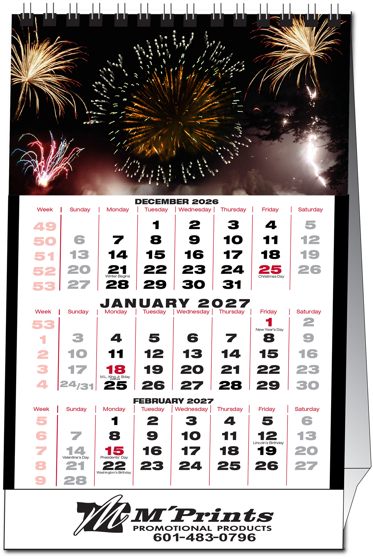 Picture Name Calendar | Personalized Name Desk Calendars | Calendar Company
