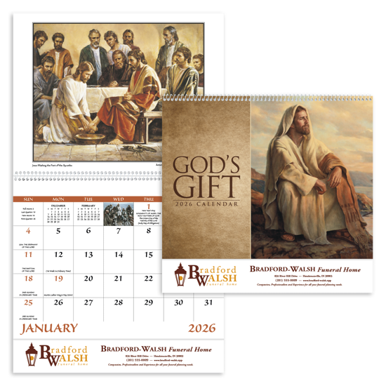 God's Gift w/ Funeral Pre-Planning Sheet - Spiral: Calendar Company
