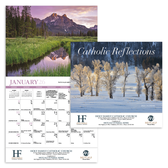 Catholic Reflections Calendar | Religious Wall Calendars | Calendar Company
