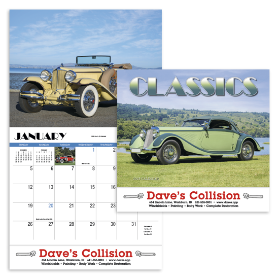 Classics Appointment Wall Calendar - Stapled: Calendar Company