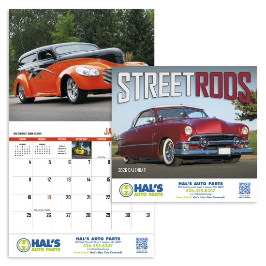 Hot Rod Calendar - Custom Street Rod Fever Appointment Calendars