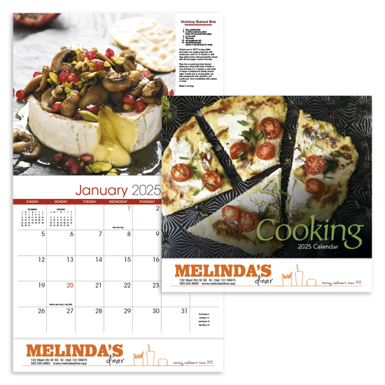 Cooking Appointment Wall Calendar - Stapled: Calendar Company