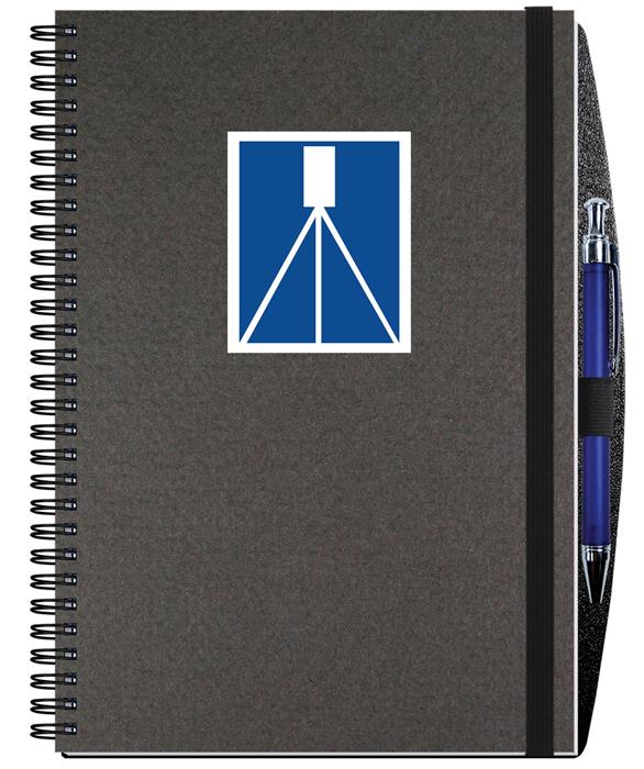 Embossed 7x10 Journal with Pen | Branded Notebooks | Calendar Company